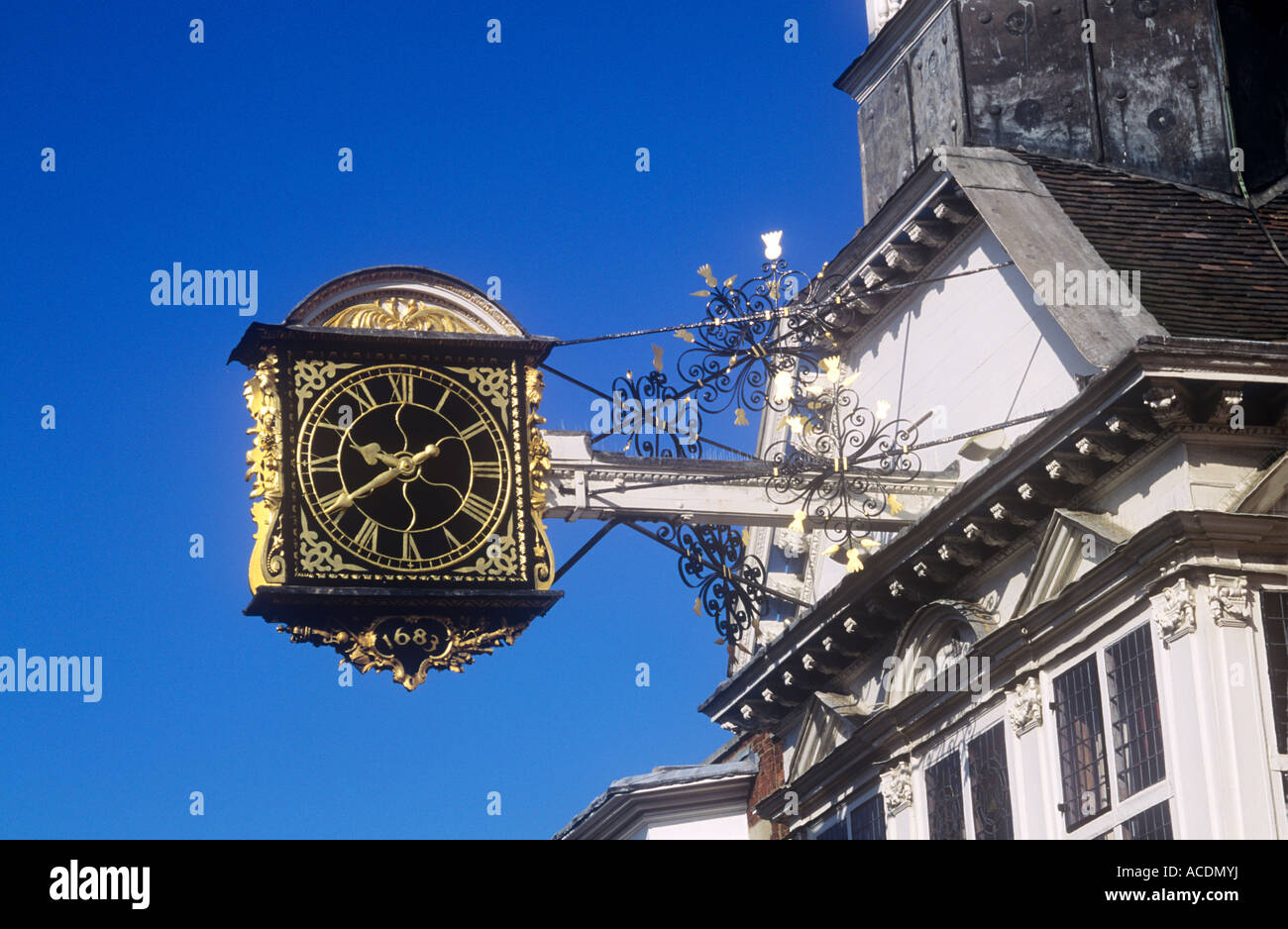 Guildford Town Clock Stock Photos & Guildford Town Clock Stock Images ...