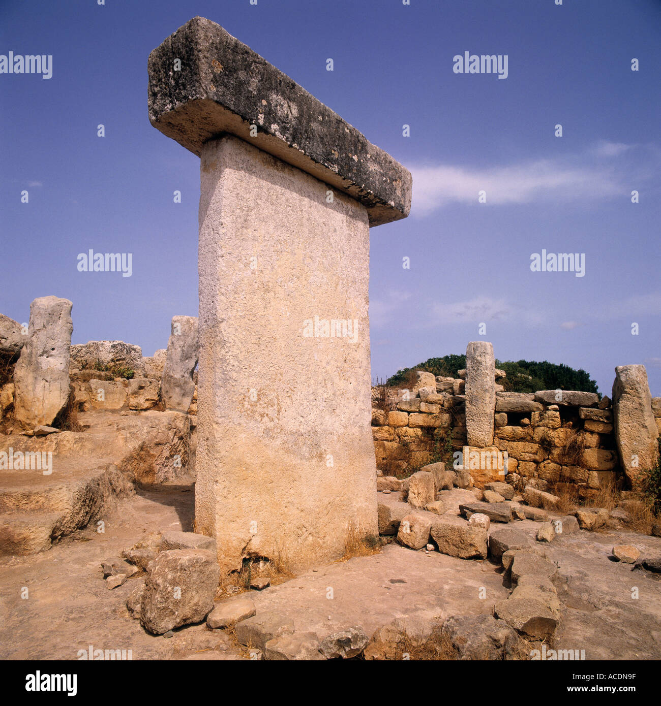Prehistoric site taula hi-res stock photography and images - Alamy