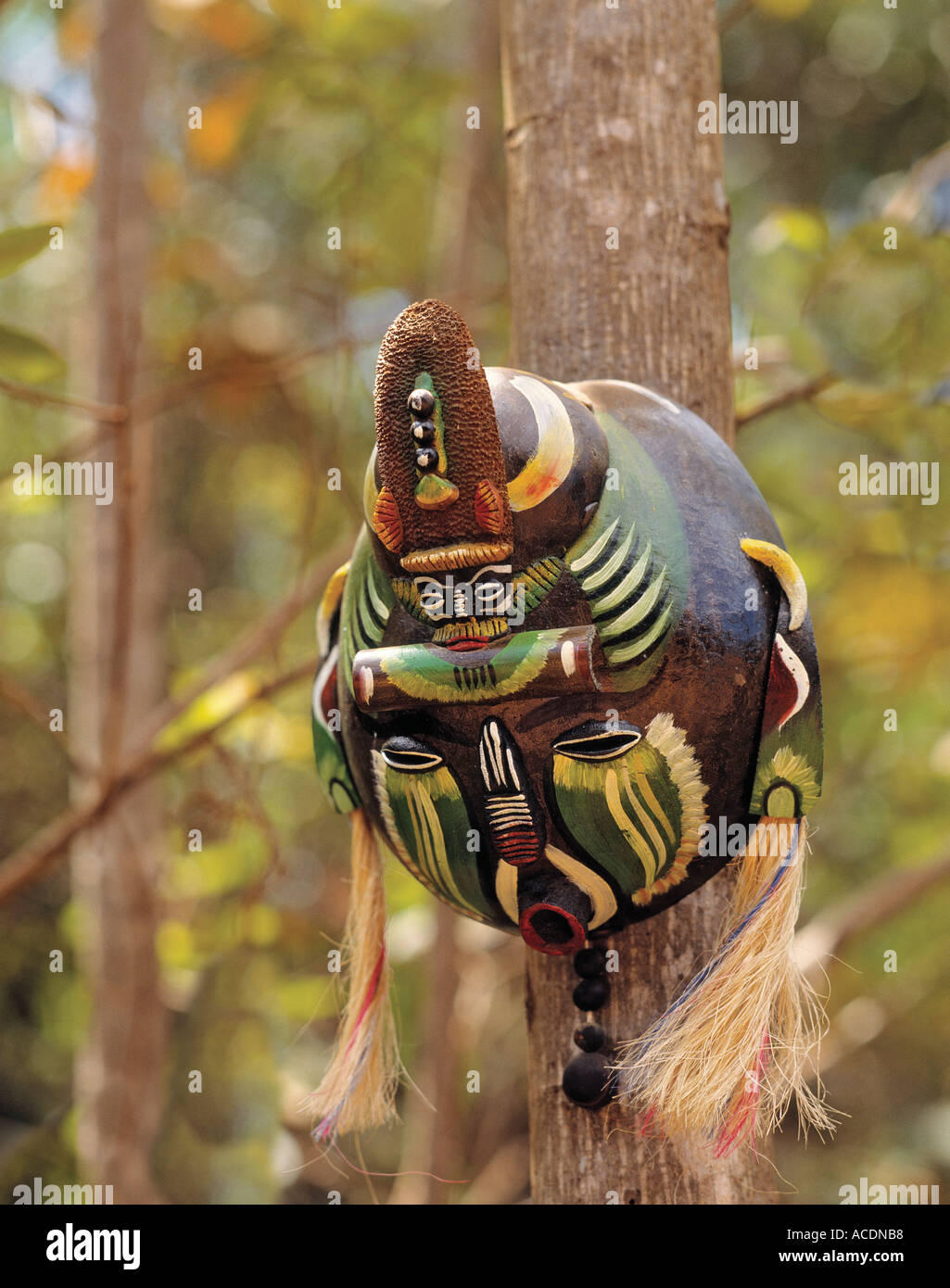 Indian mask from Aragua State Venezuela Stock Photo - Alamy