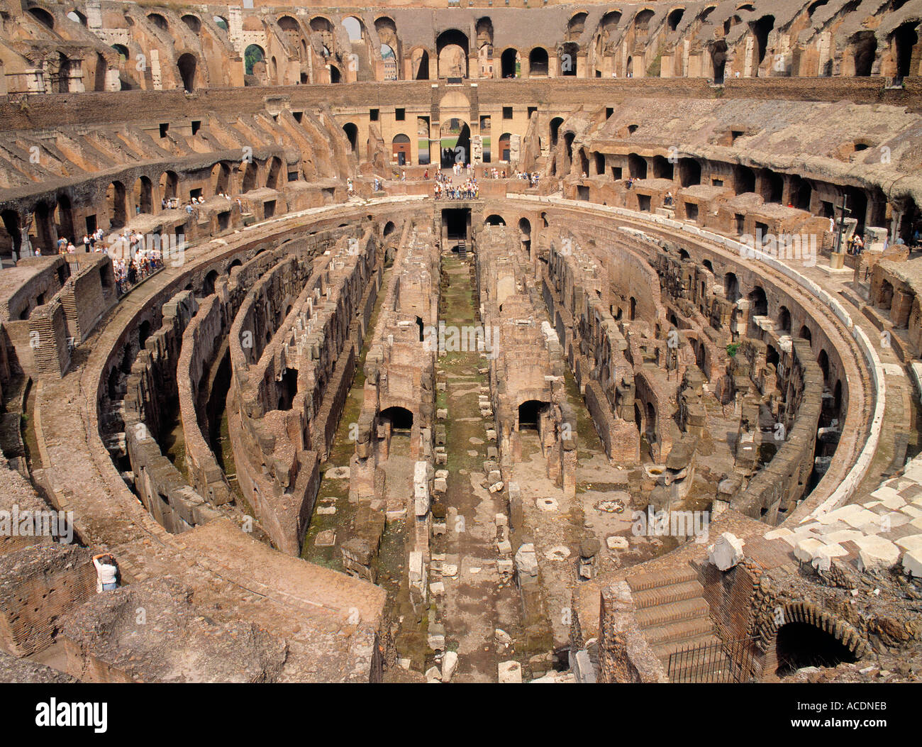 Rome Italy. The Colosseum interior Stock Photo - Alamy