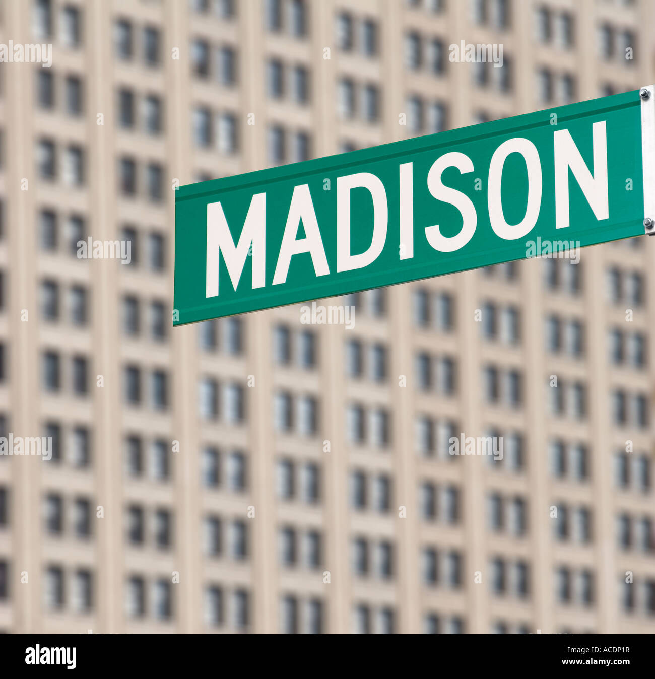 Madison Avenue sign, Manhattan, New York Stock Photo - Alamy