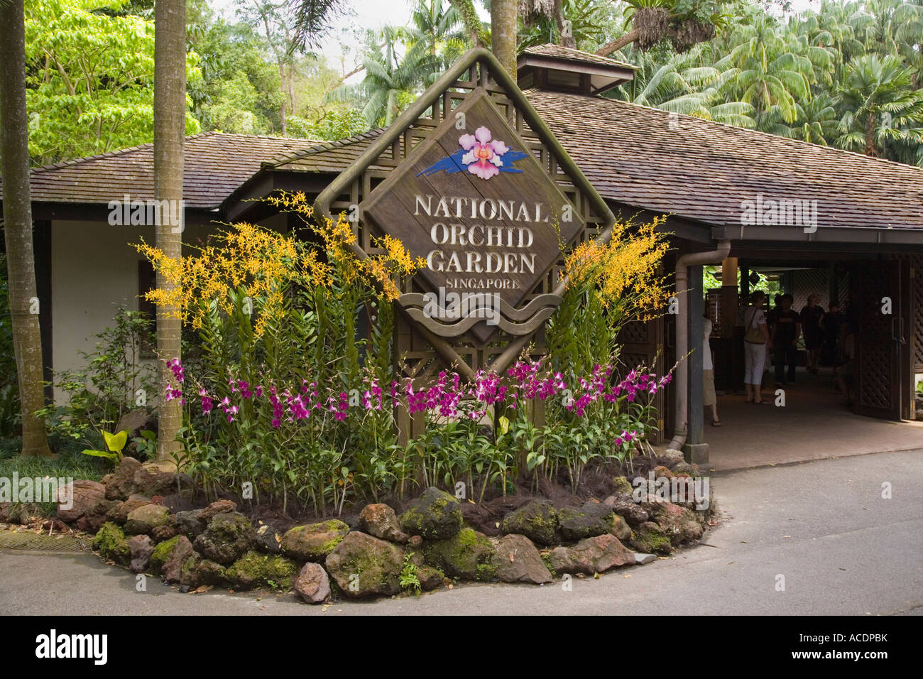 Entrance singapore botanic gardens singapore hi-res stock photography ...
