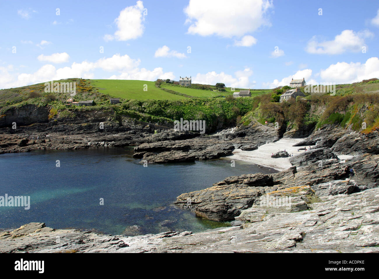 Prussia Cove Cornwall UK Stock Photo - Alamy
