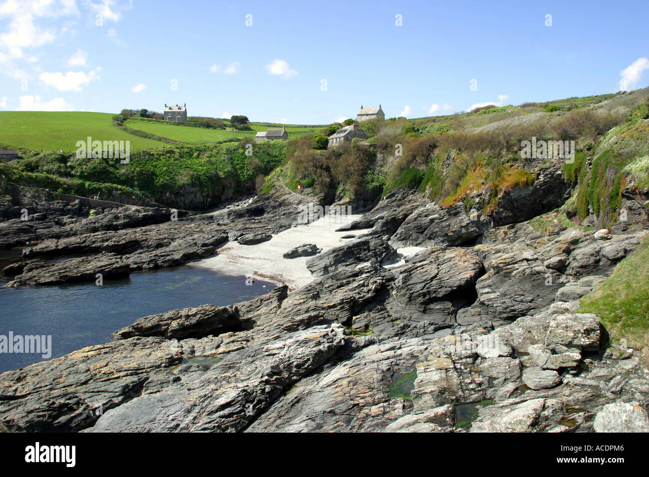 Prussia Cove Cornwall UK Stock Photo - Alamy