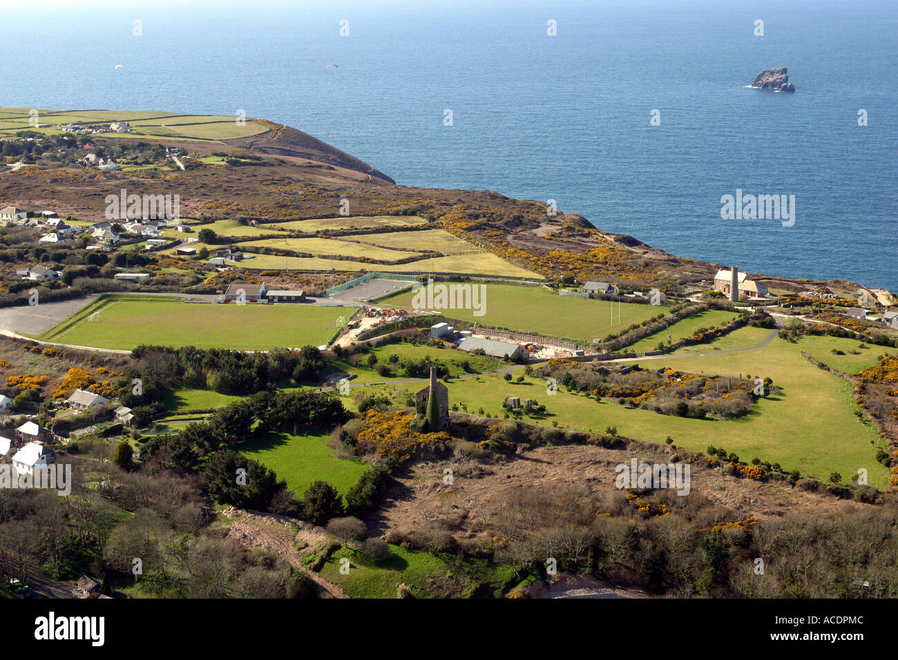 St Agnes Sports Club, Enys Park, St Agnes Cornwall UK Stock Photo - Alamy