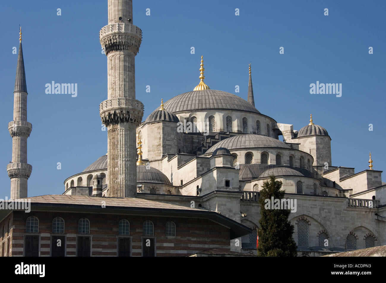 The Blue Mosque in the Sultanahmet district of Istanbul, Turkey Stock ...
