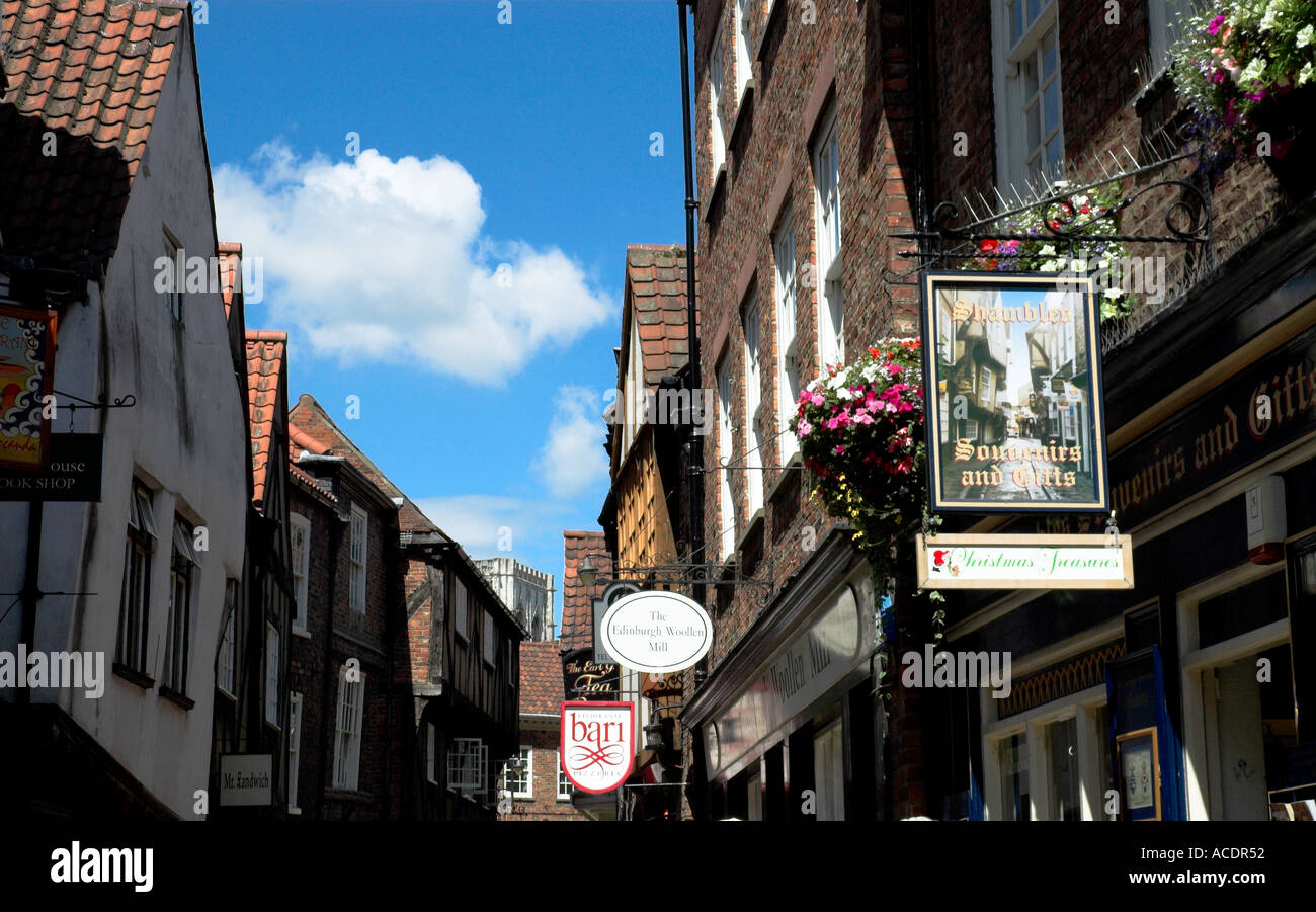 The Shambles York U K Stock Photo - Alamy