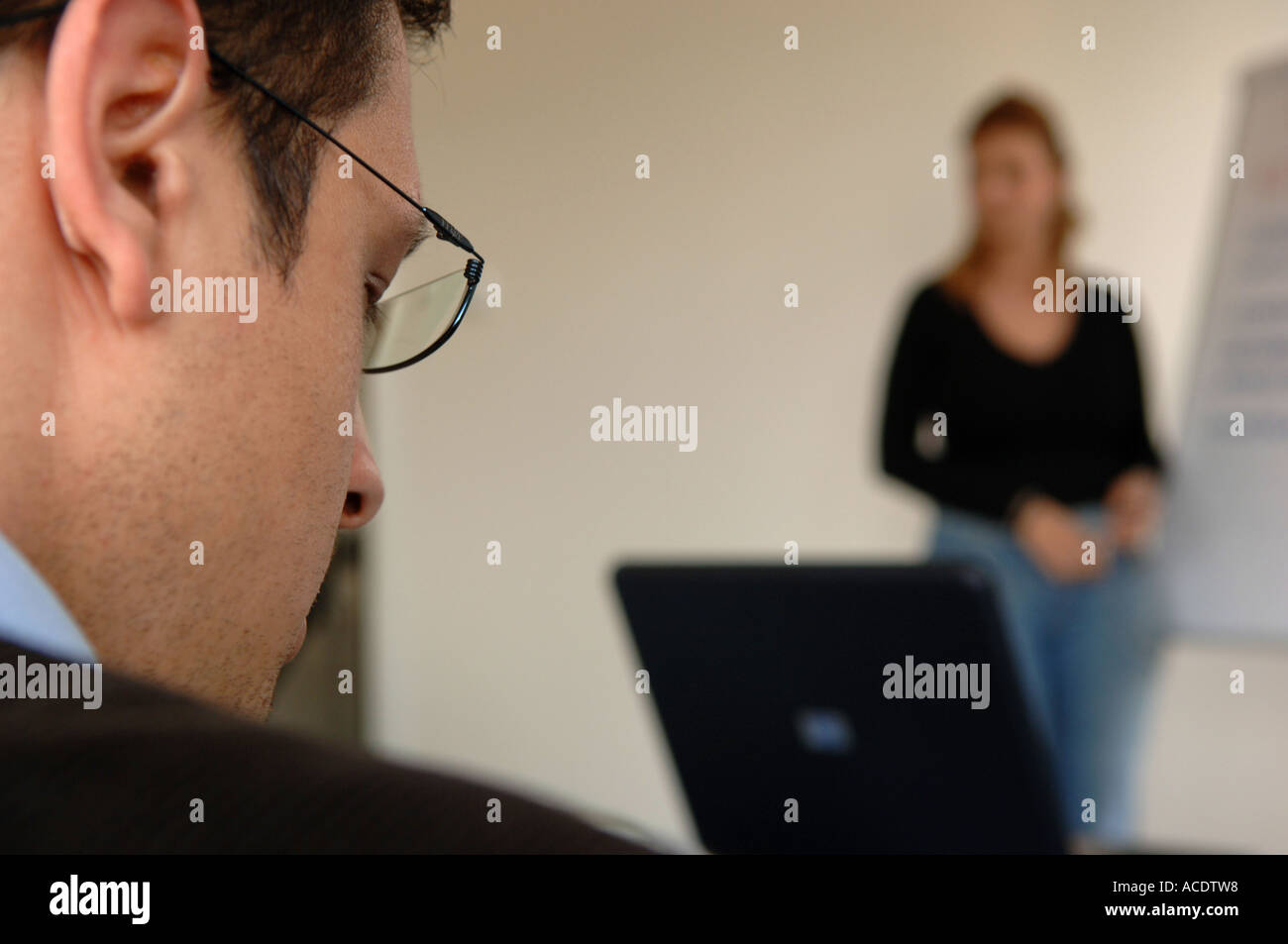 Corporate meeting blackboard hi-res stock photography and images - Alamy