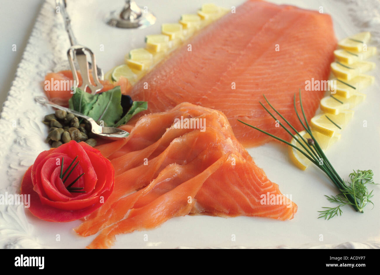 Lox platter hi-res stock photography and images - Alamy