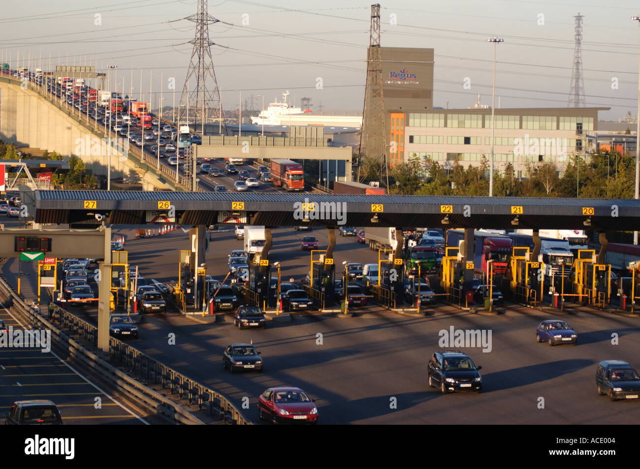 Dartford bridge crossing toll booth hi-res stock photography and images ...