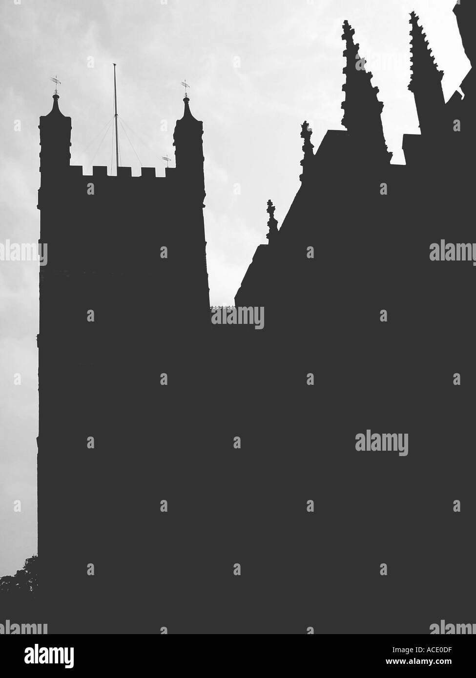 Exeter church Black and White Stock Photos & Images - Alamy