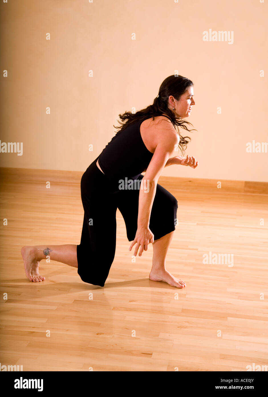 Practicing aerobics hi-res stock photography and images - Alamy