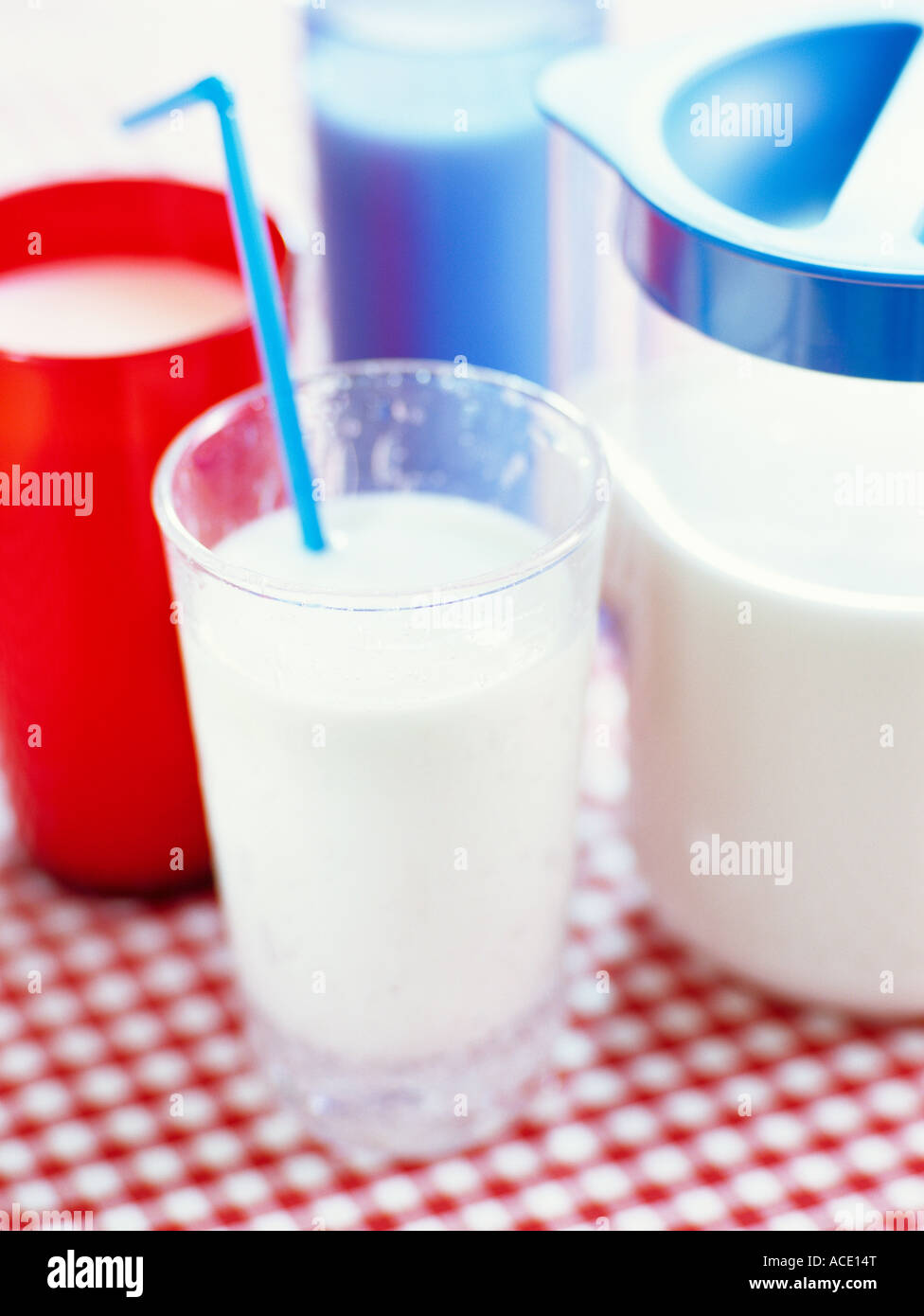 A glass of milk close-up Stock Photo - Alamy