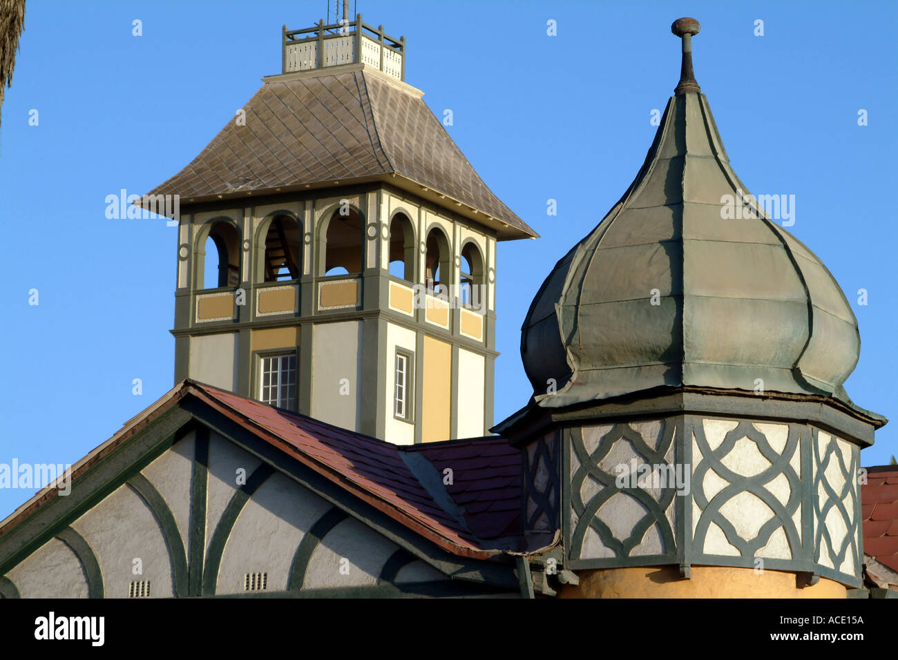Swakopmund Namibia German style architecture Stock Photo - Alamy