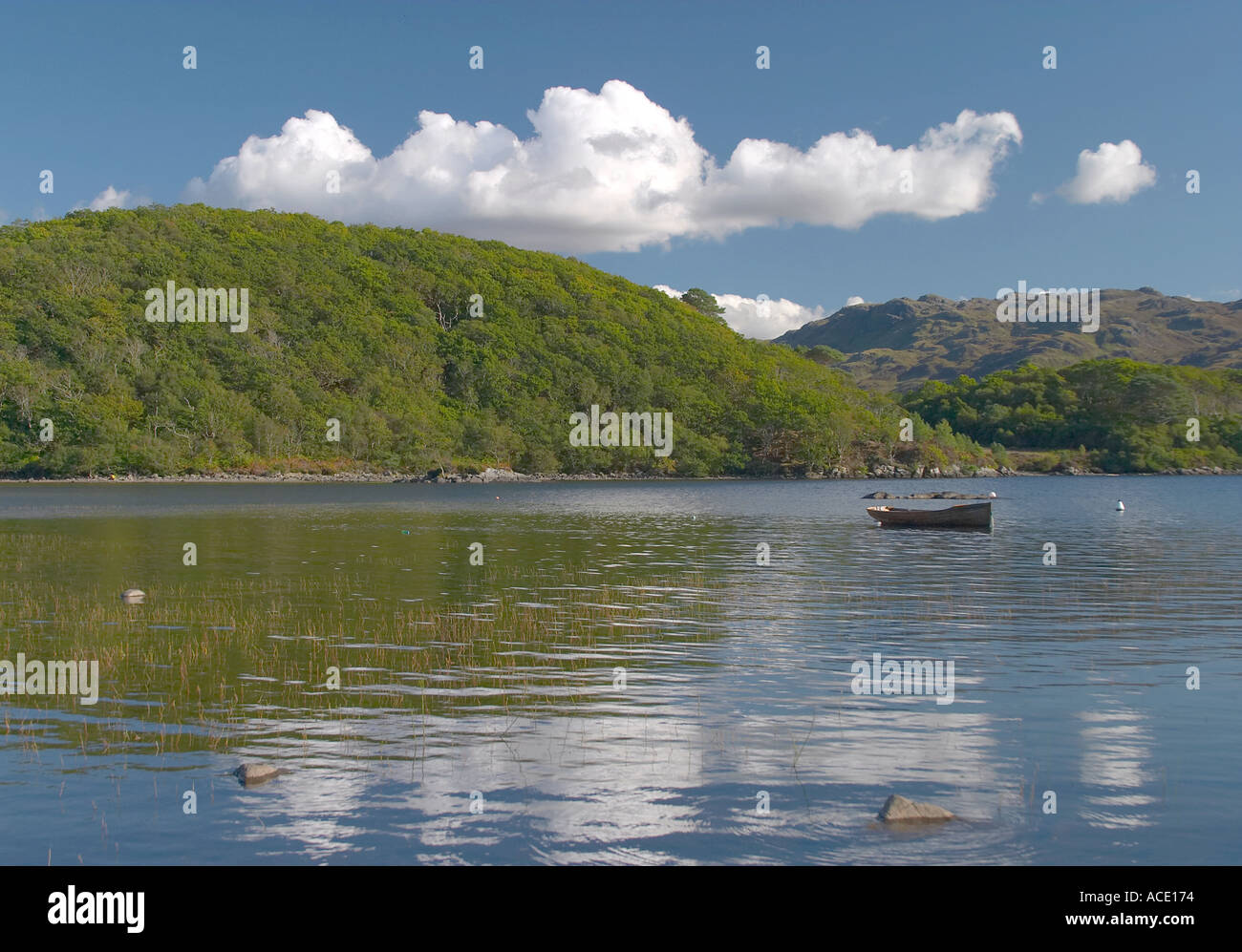Small Boat on Loch Morar Stock Photo - Alamy