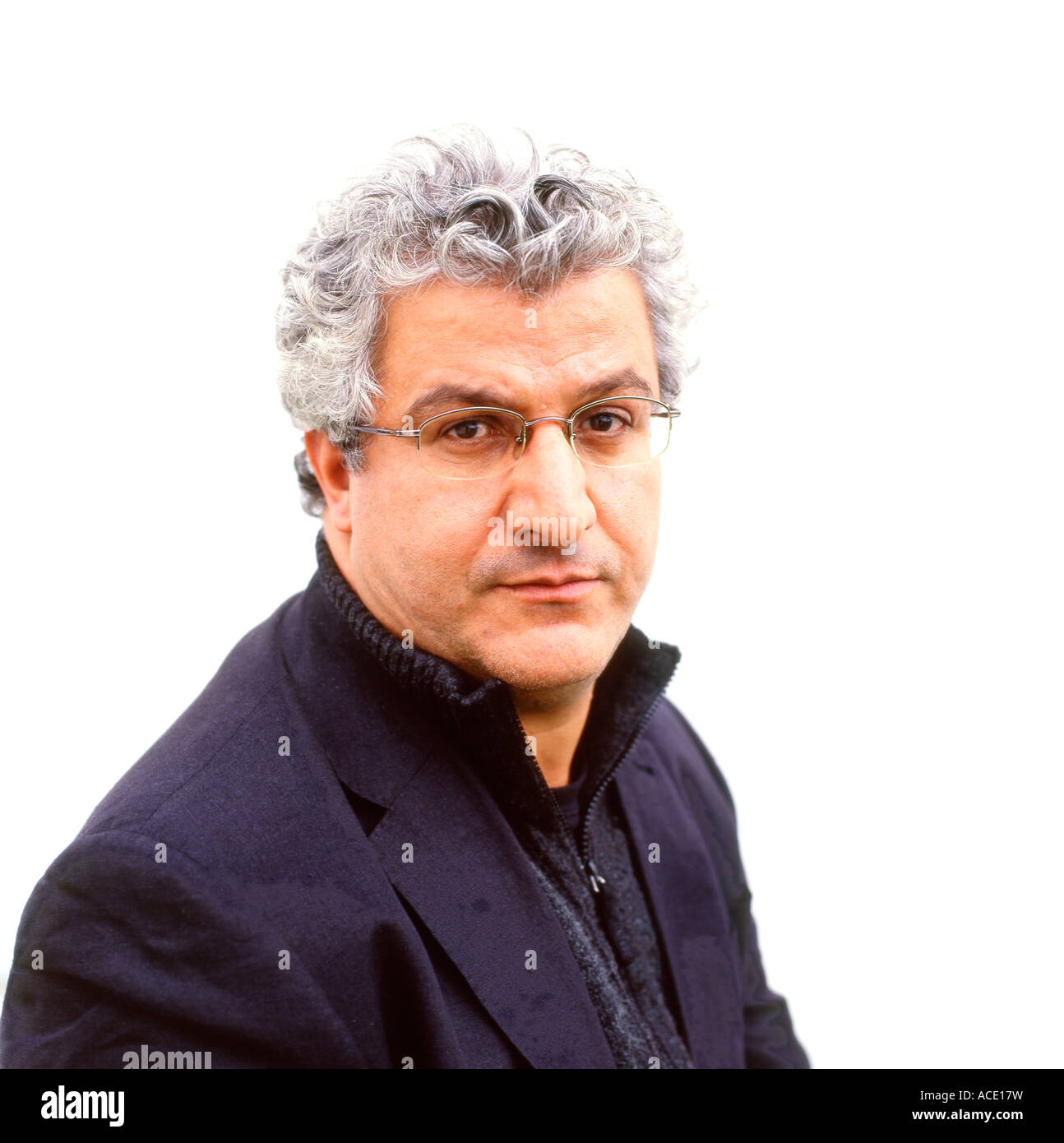 Palestinian author writer Samir El Youssef portrait at the 2007 ...