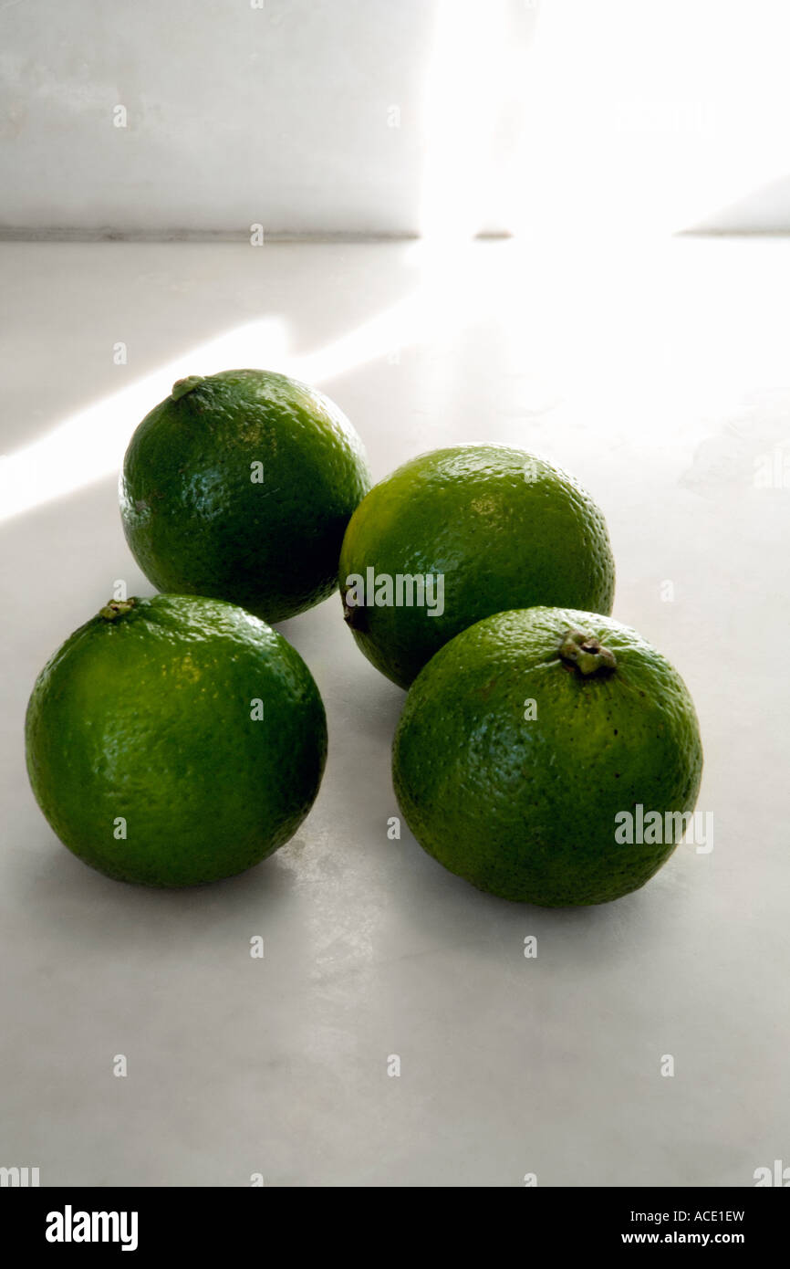 Four limes hi-res stock photography and images - Alamy