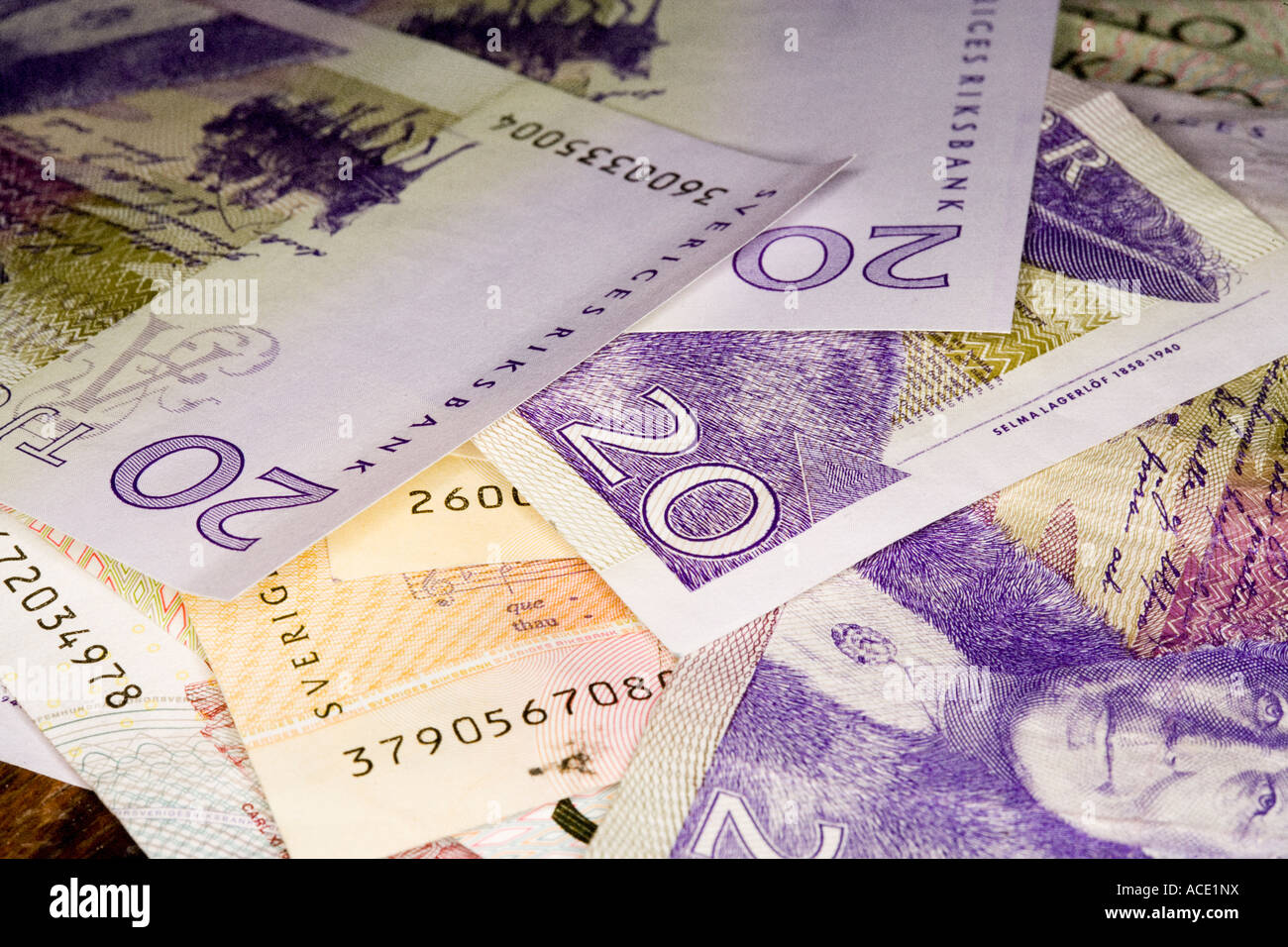 A pile of money notes close-up Stock Photo - Alamy