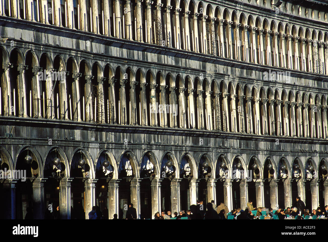 Arcade in the Piazza San Marco Venice Italy Stock Photo - Alamy