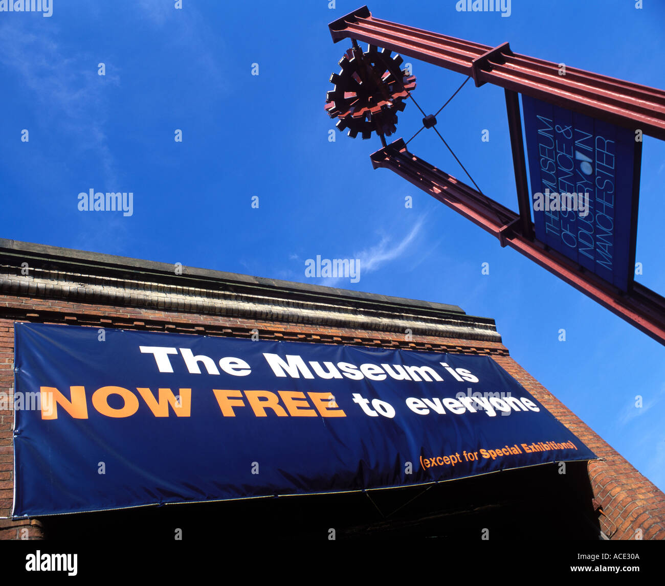 Sign manchester museum science industry hi-res stock photography and ...