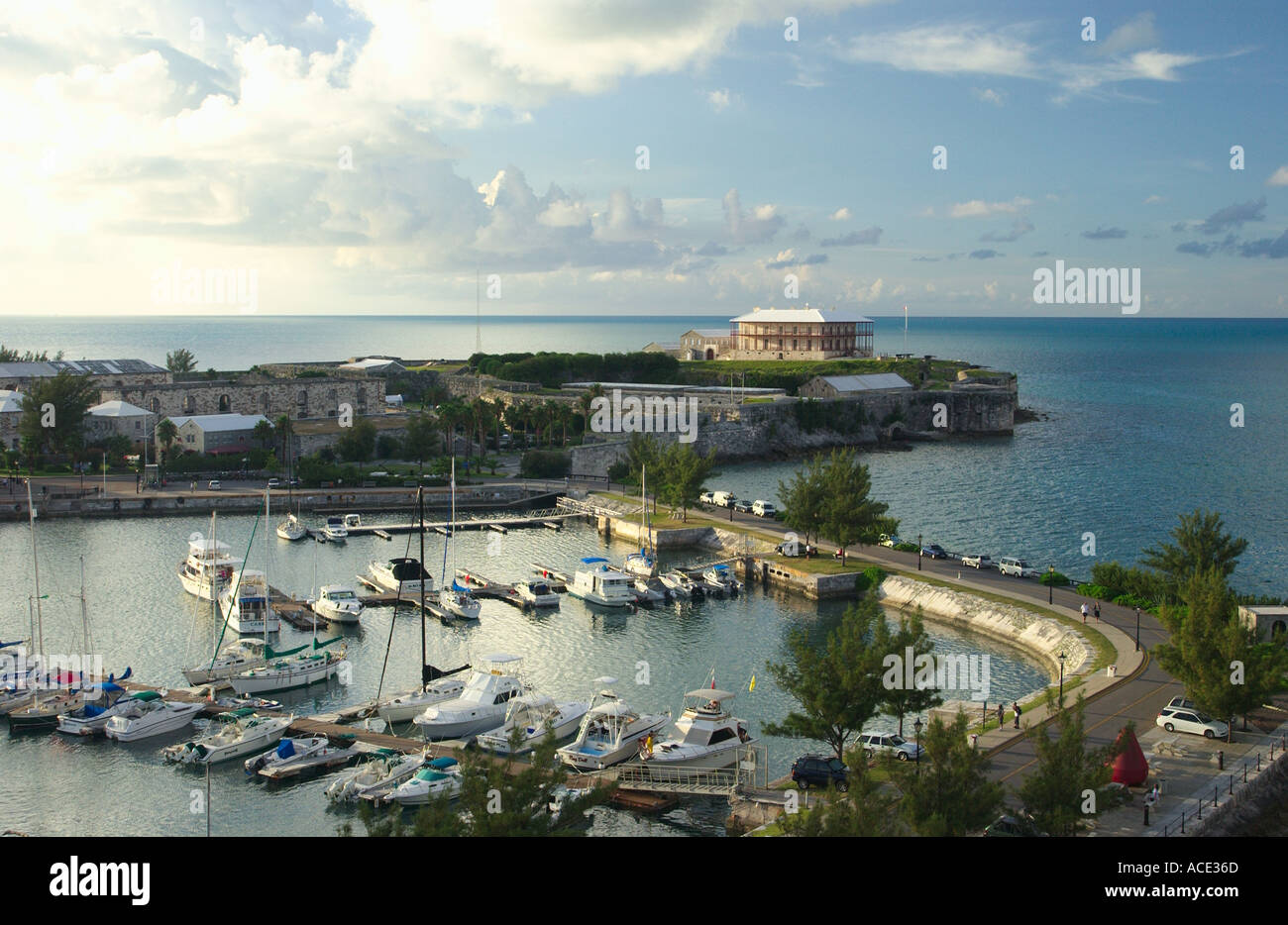 Naval dockyards and marina in Bermuda, Caribbean Stock Photo - Alamy