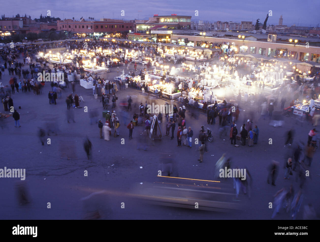 Night Market Marrakech Morocco Stock Photo - Alamy