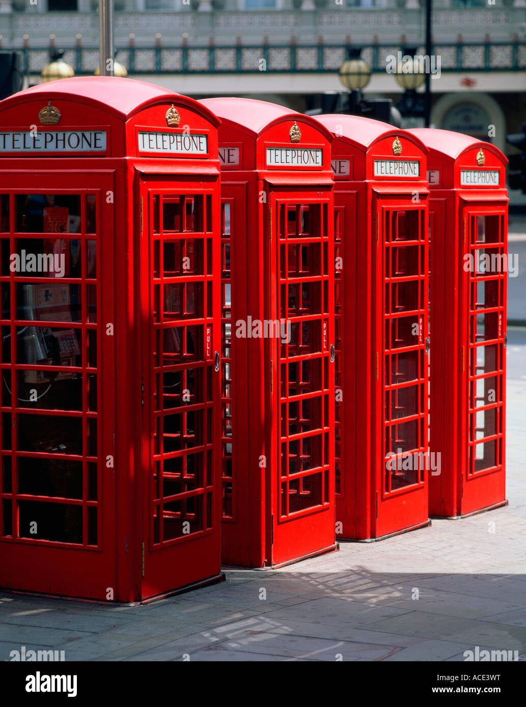 GB LONDON TELEPHONE BOXES Stock Photo - Alamy