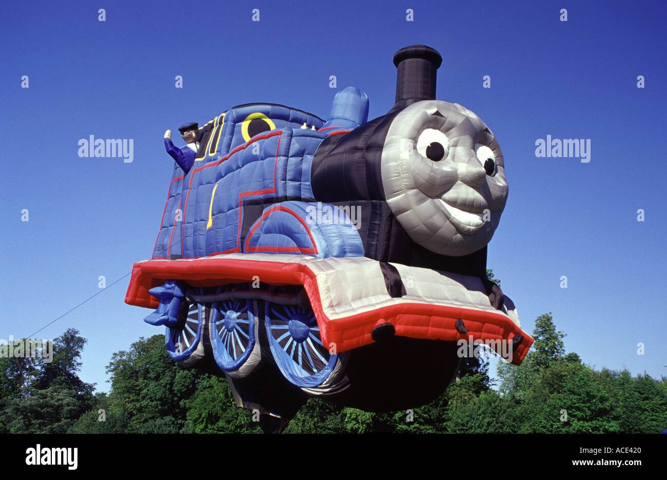 Thomas the Tank Engine Hot Air Balloon Stock Photo - Alamy
