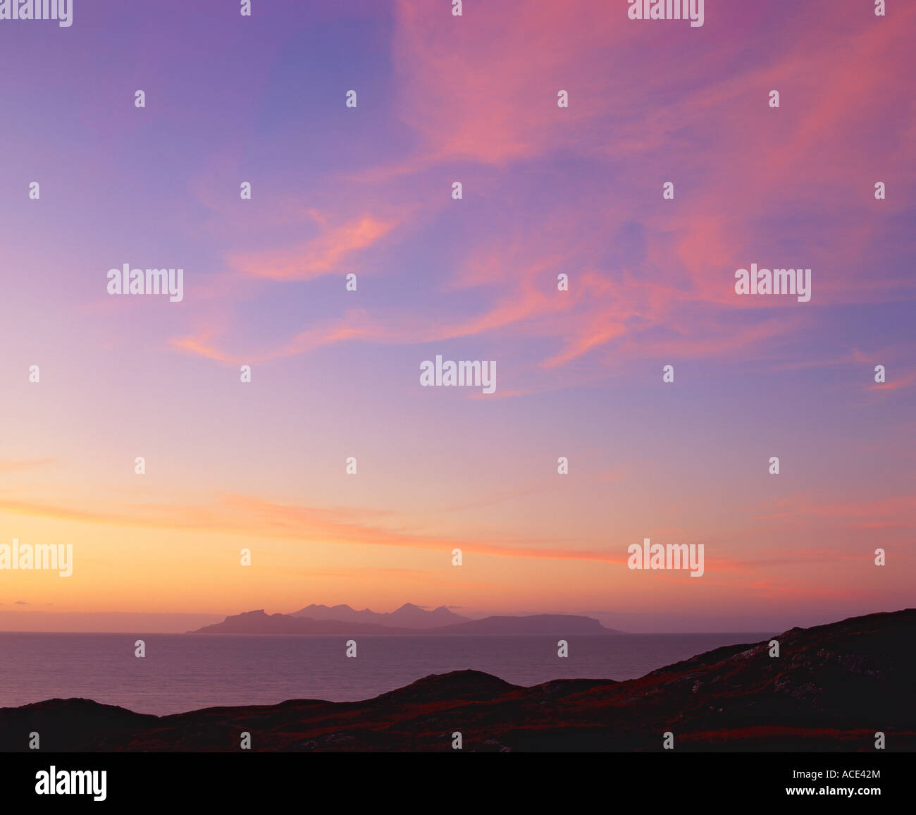 GB SCOTLAND HIGHLAND RHUM AND EIGG Stock Photo - Alamy