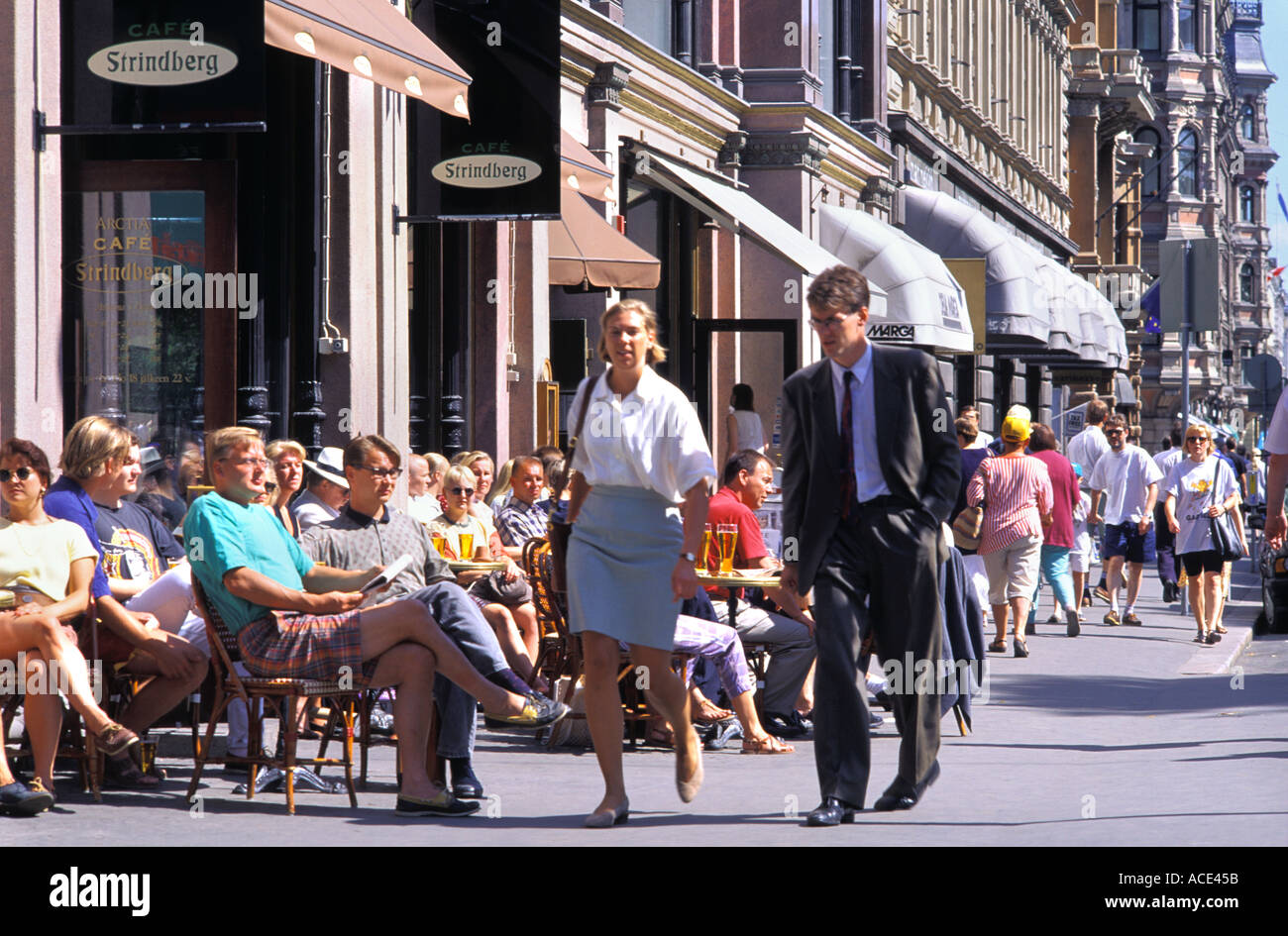 Helsinki terraces hi-res stock photography and images - Alamy