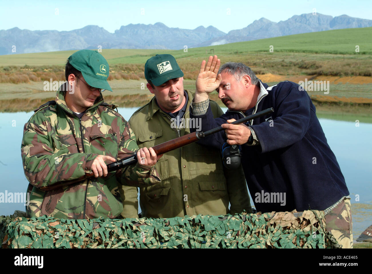 Shotgun instruction South Africa Stock Photo - Alamy