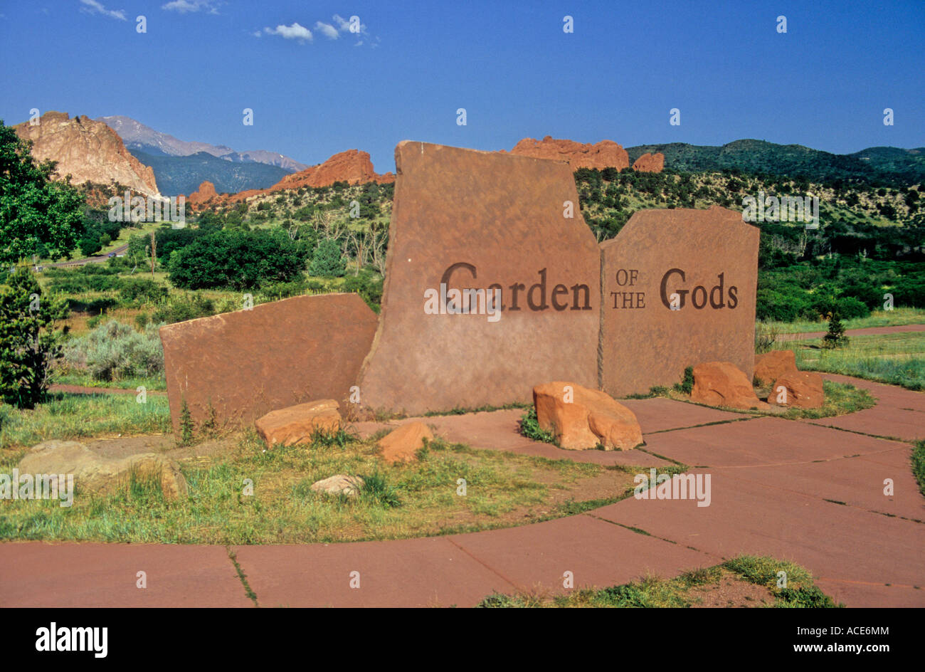 Garden of the Gods Stock Photo - Alamy