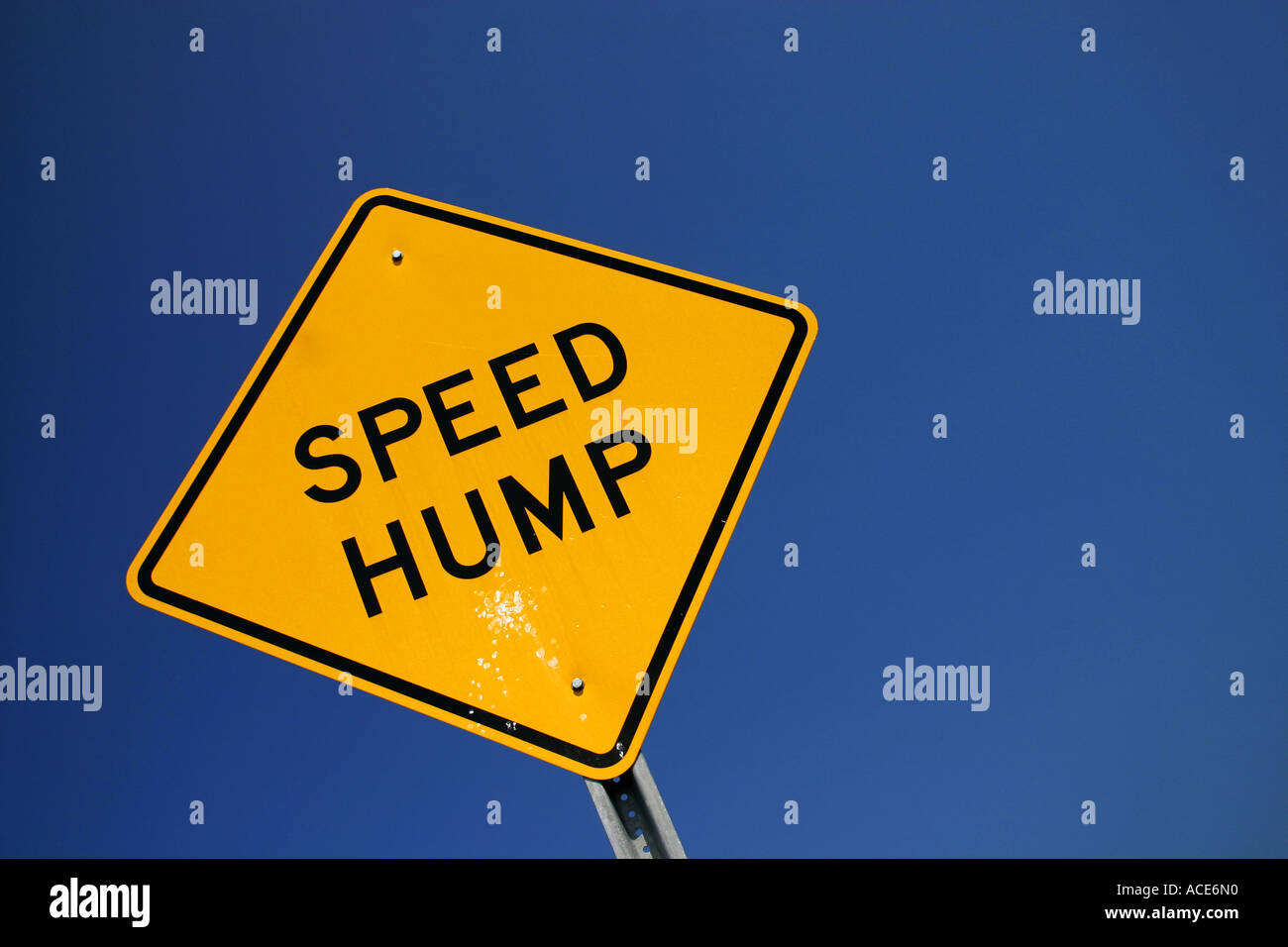 Speed Hump warning sign Sand Key Park Clearwater Florida United States ...