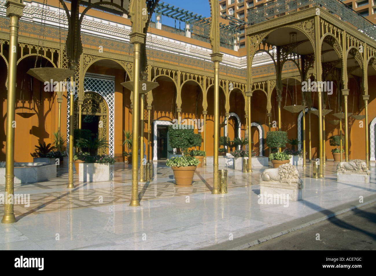 Egypt Cairo Marriott Hotel Stock Photo - Alamy