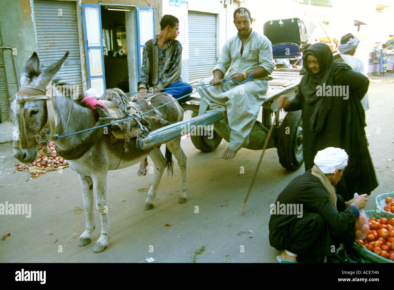 Egypt Luxor Souq bazar Stock Photo - Alamy