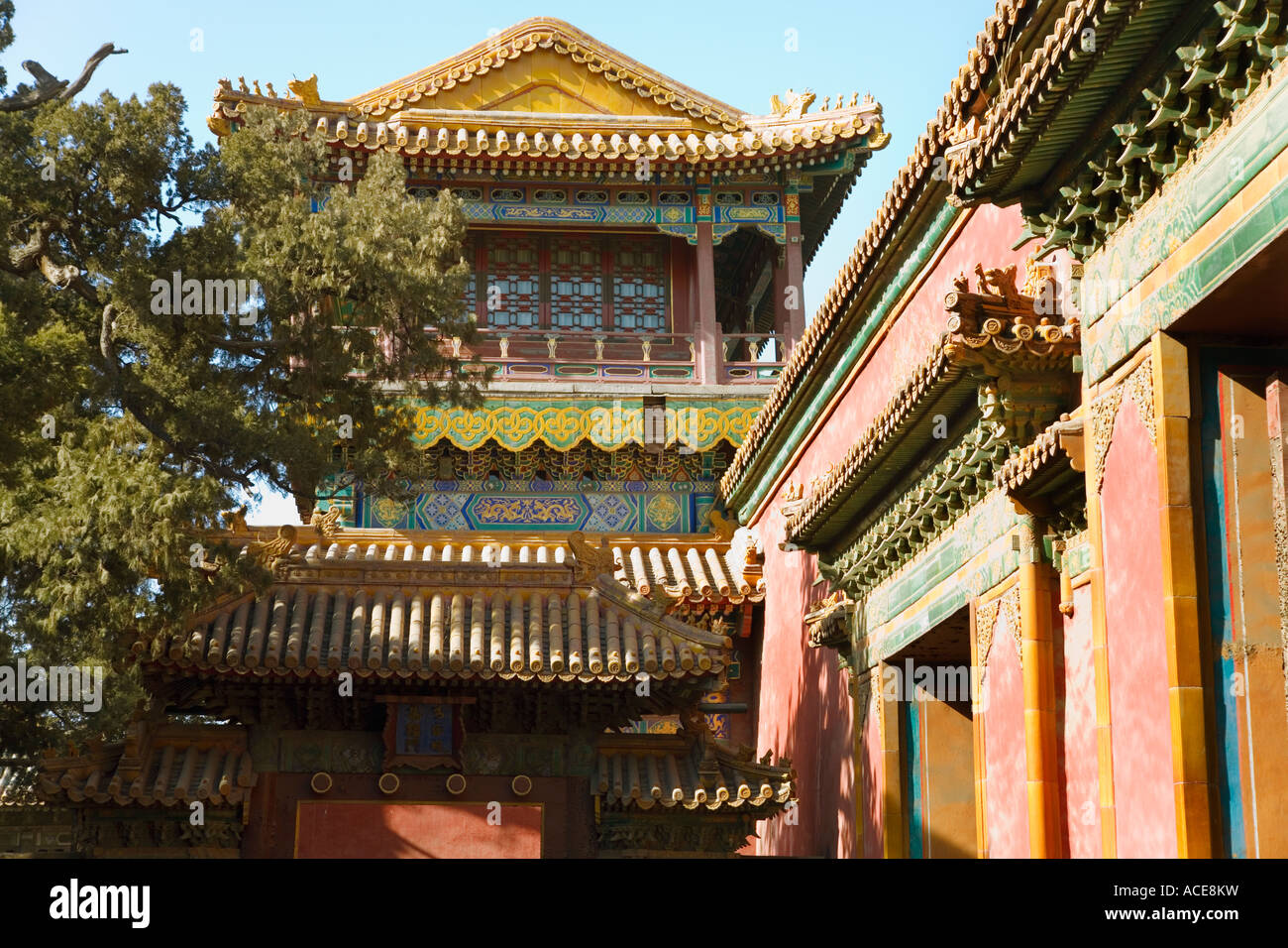 Ornate building, Forbidden City, Beijing, China Stock Photo - Alamy