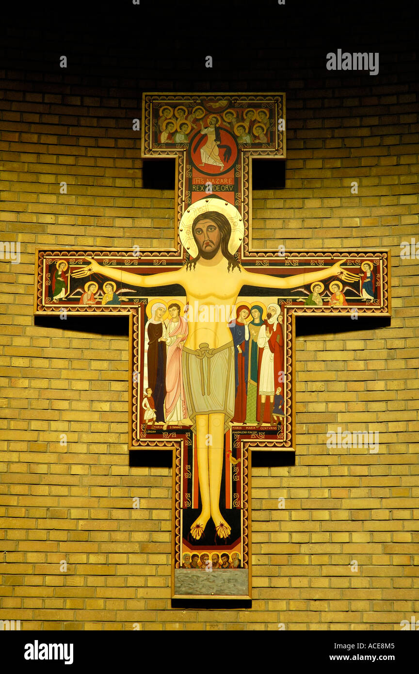 San Damiano Wood Crucifix Stock Photo - Alamy