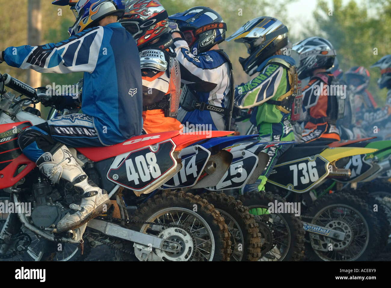 Motorcycle lineup hi-res stock photography and images - Alamy