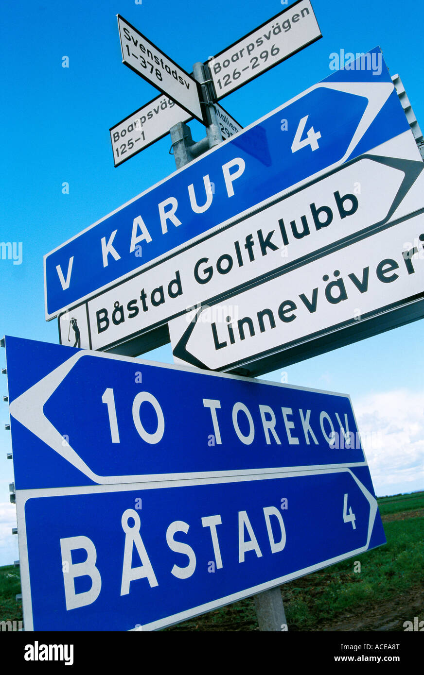 Road Signs Sweden High Resolution Stock Photography and Images - Alamy