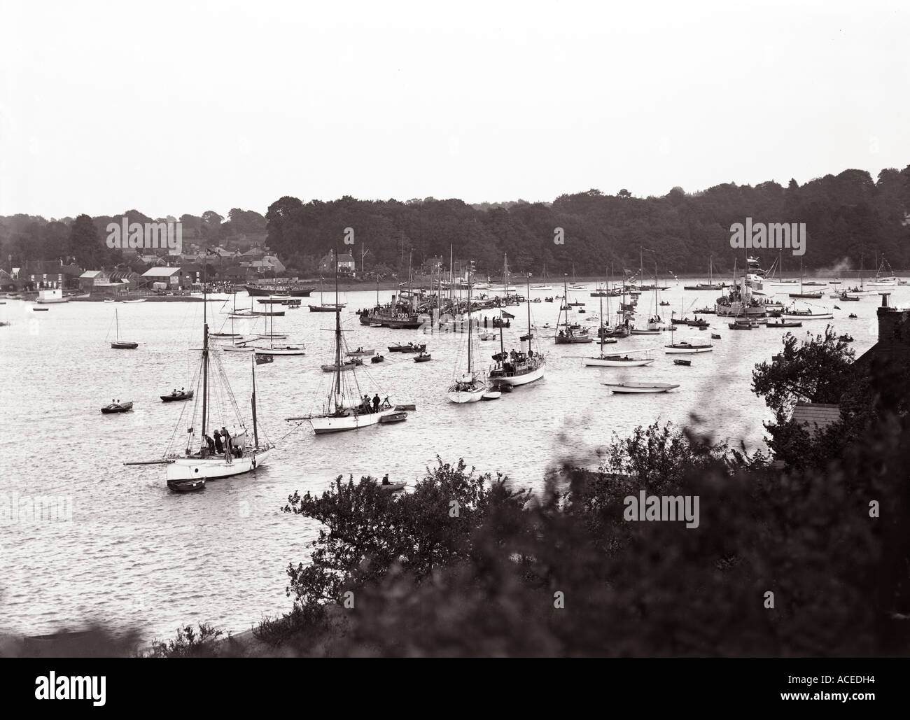 Hamble from the Jolly Sailor Stock Photo - Alamy