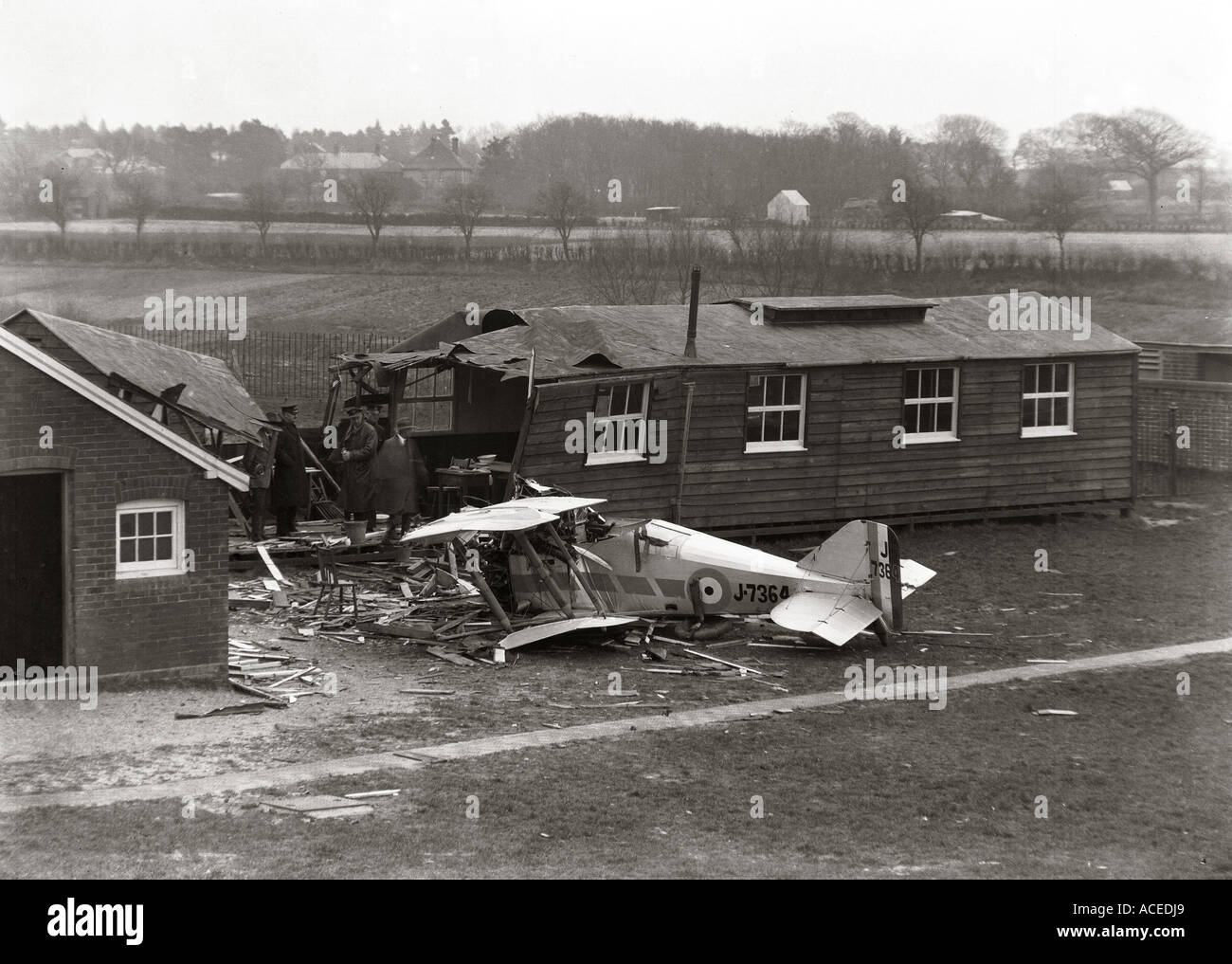Montgomery's plane locks heath school Stock Photo - Alamy