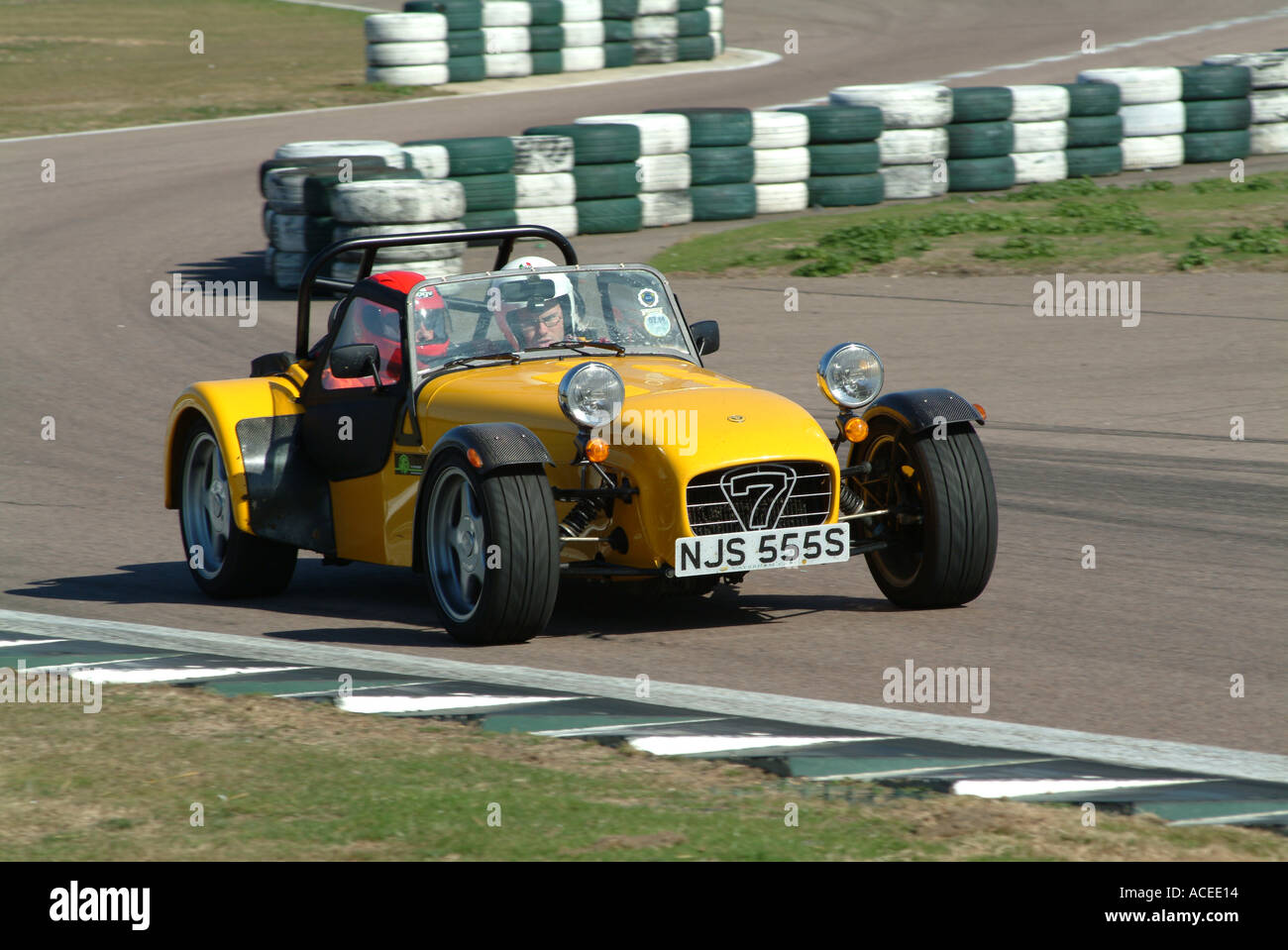 Caterham Seven Sports Car on Track Day at Goodwood Motor Racing Circuit ...