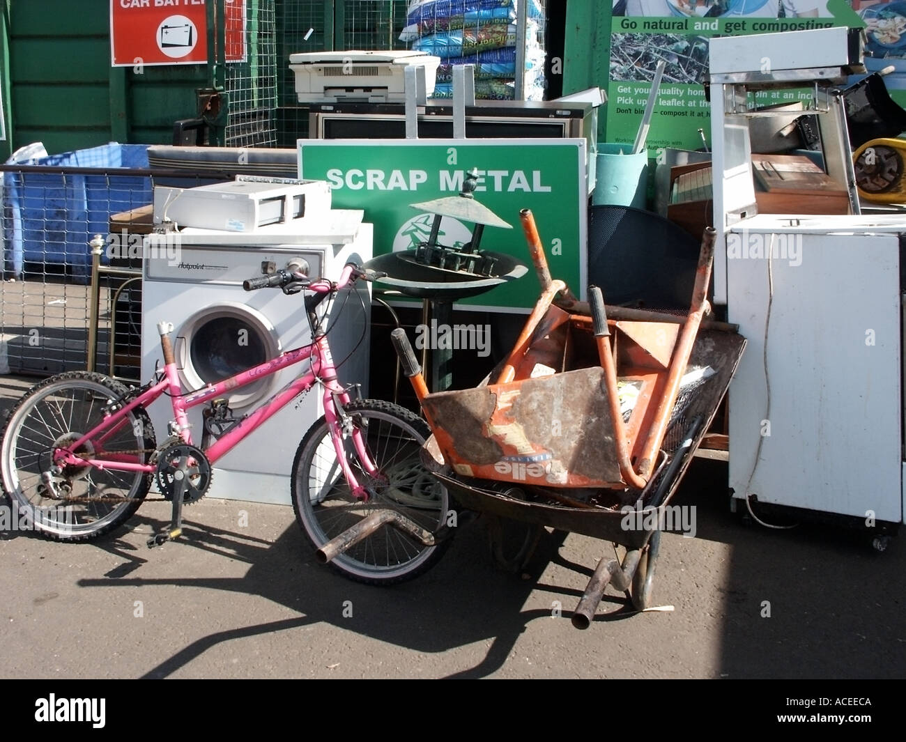 Segregated collection of domestic refuse at local authority waste ...