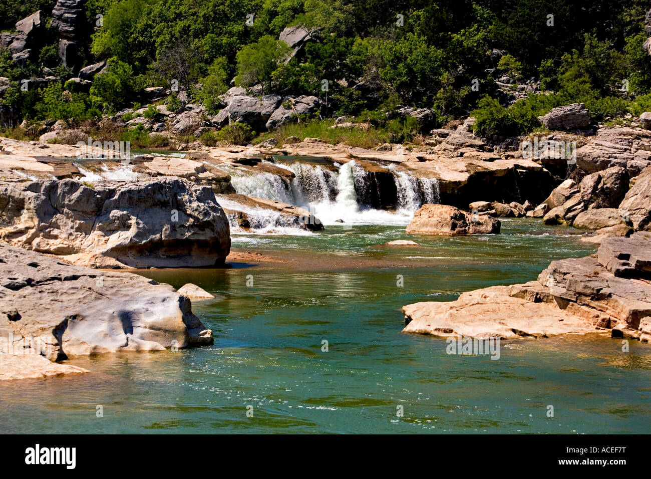 Pedernales State Park TX falls Texas Stock Photo - Alamy