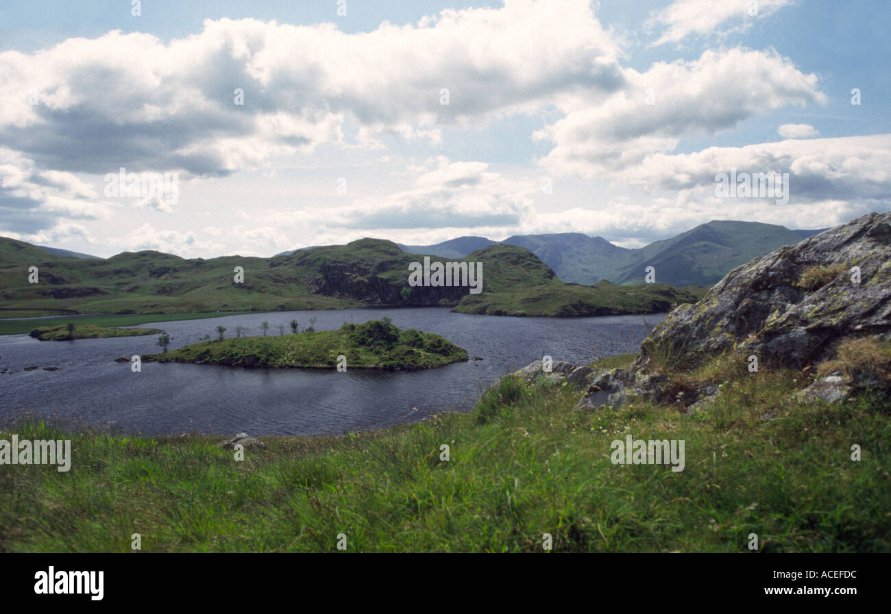Angle Tarn Glennridding Patterdale Cumbria Lake District UK Stock Photo ...