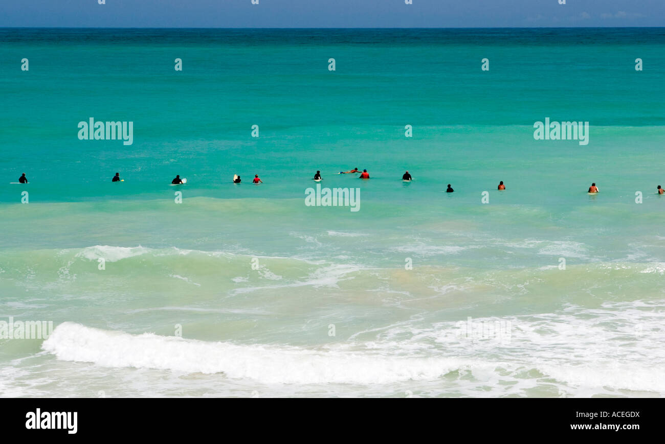 Surfers on Broome's Cable Beach, Western Australia Stock Photo - Alamy