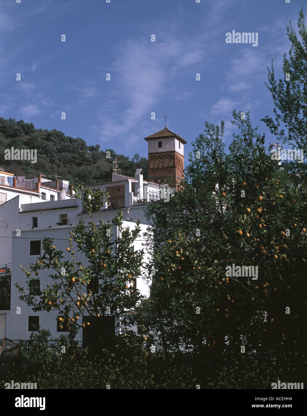 The white village of Archez in the Axarquía Stock Photo - Alamy