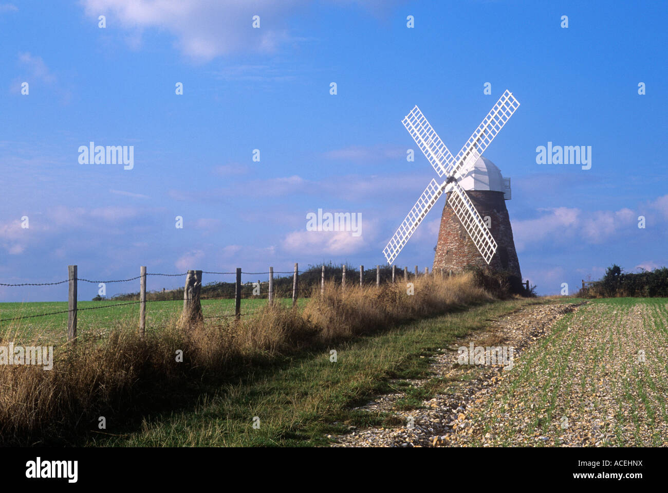 Halnaker Windmill, West Sussex, UK Stock Photo - Alamy