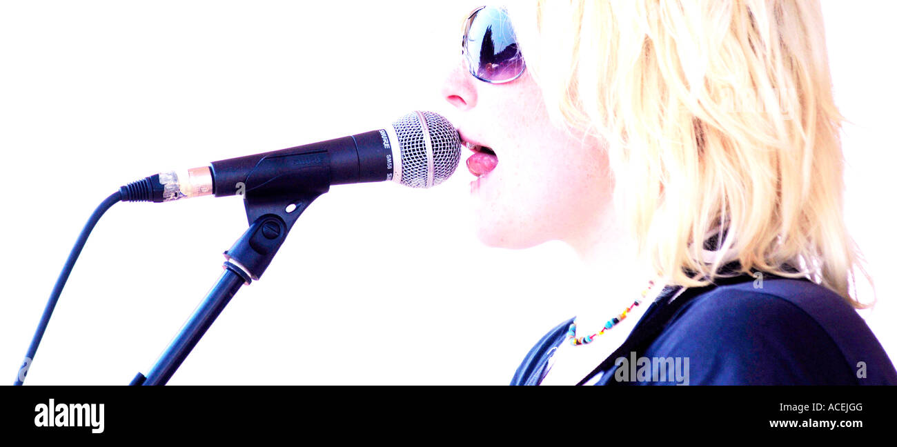 female rockstar rock and roll singer pop star rocker woman lady girl ...