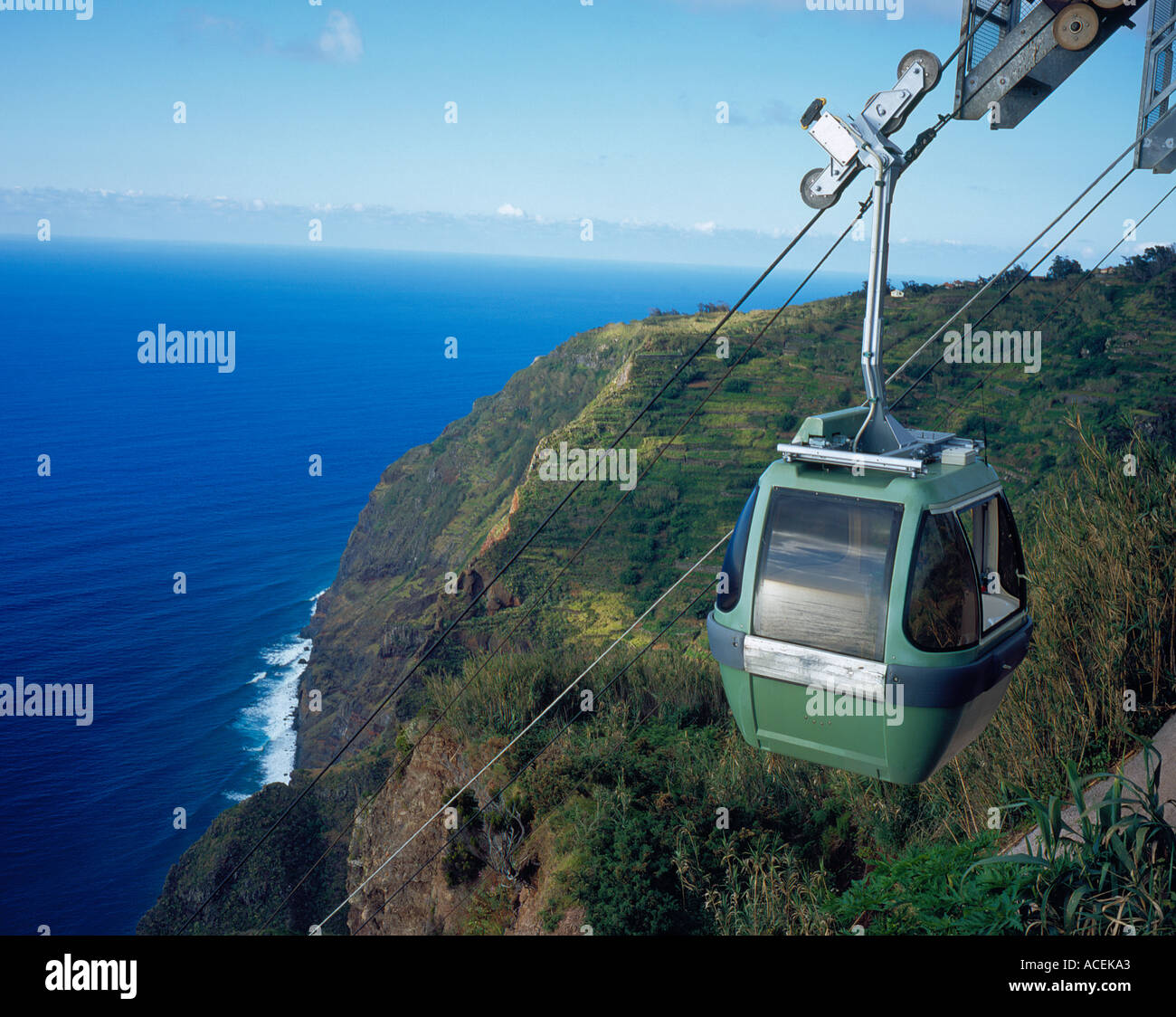 Teleferico at Quebrada Nova Ponta do Tristao Madeira Portugal Europe ...